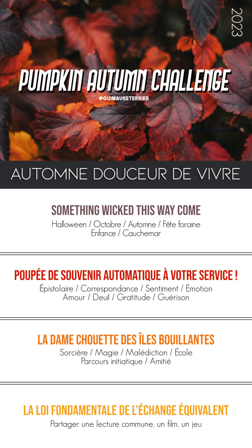 Pumpkin Autumn Challenge – Légendes des Bois et Au-delà – ARSAETHER